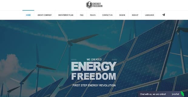 EnergyFreedom: отзывы и обзор energy-freedom.com, бонус 8%, защита вкладов